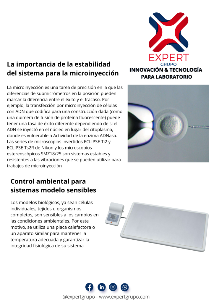 Sistema de microinyección para tecnicas de ICSI Nikon - Narishige ...